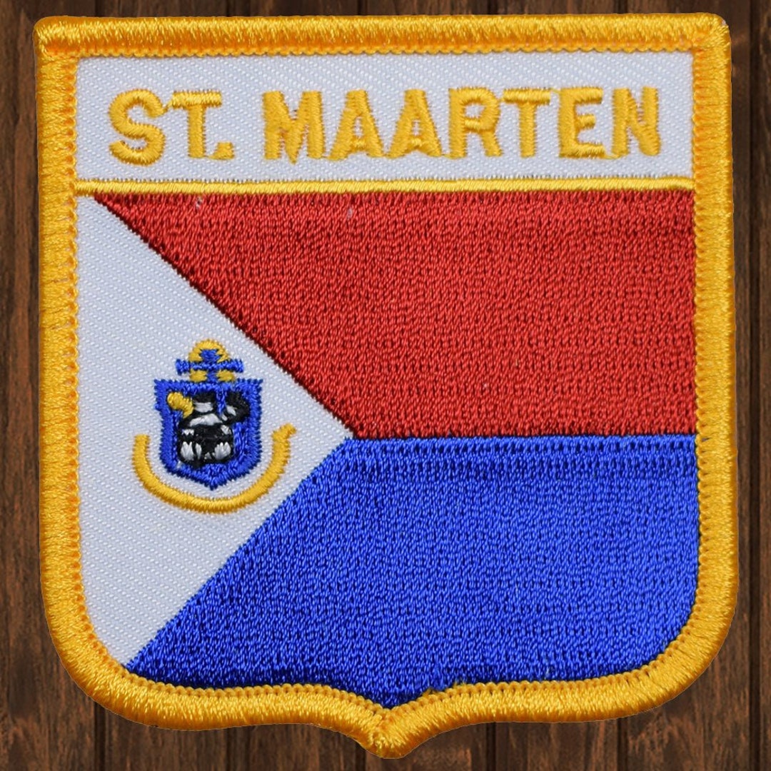 St. Maarten Embroidered Patch Iron On - Etsy