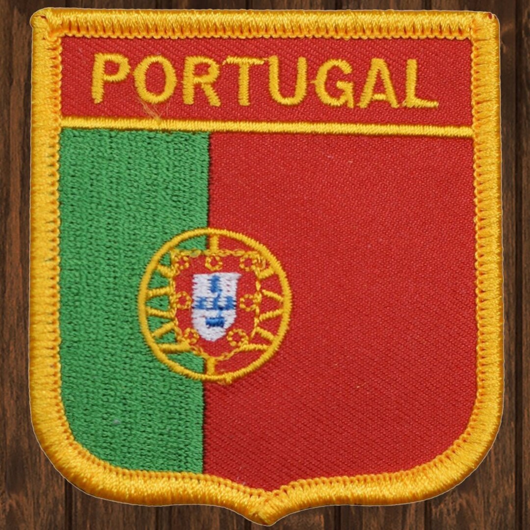Portugal Embroidered Patch, Iberian Peninsula, Azores Madeira Lisbon 2.75" (iron On), Portuguese ...