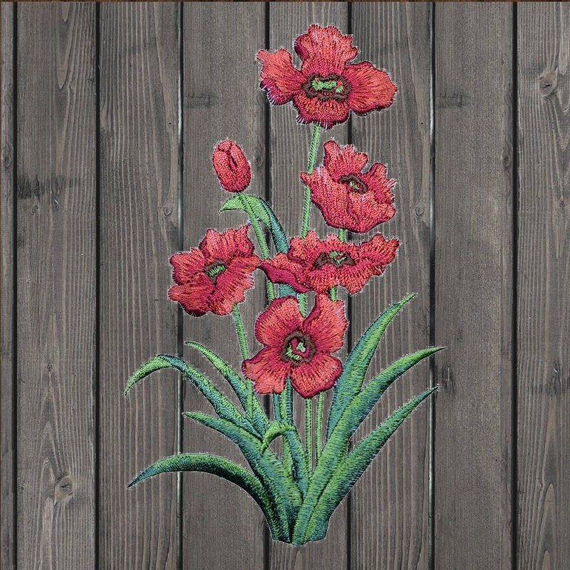 Poppy Applique - Etsy
