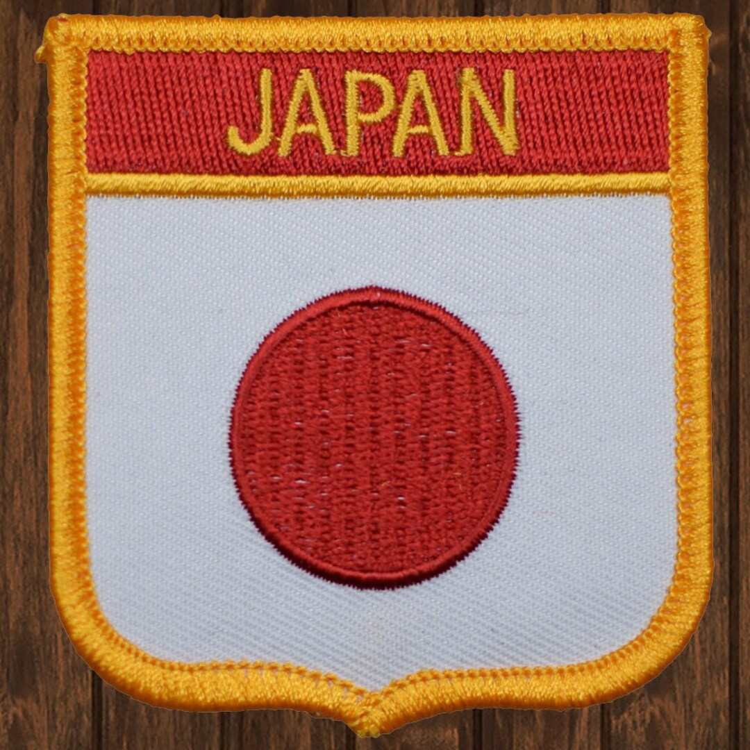 Japan Iron on Patch, Tokyo Honshū Hokkaido Ring of Fire Badge, 2.75 ...