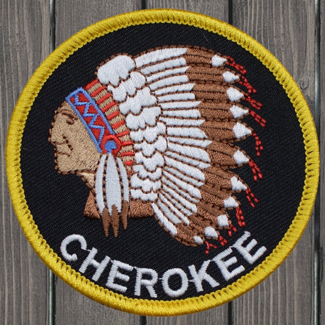 Cherokee Embroidered Patch — Iron On - Etsy