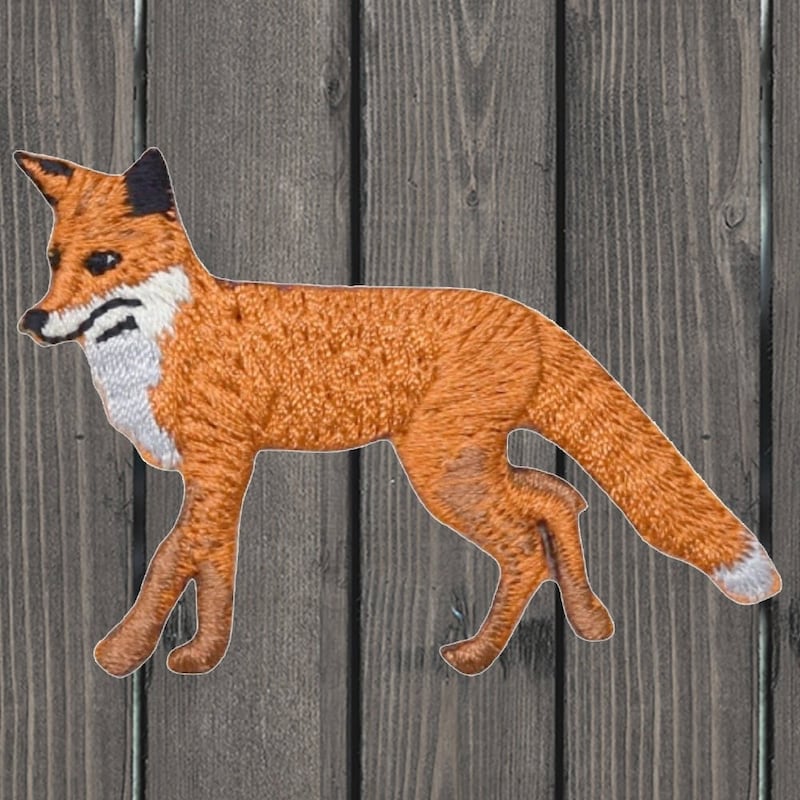 Embroidered Fox Patches - Etsy