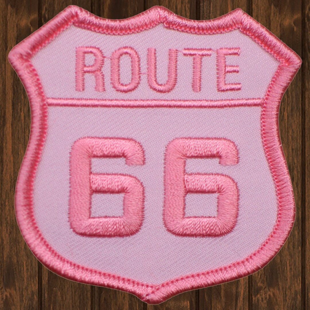Route 66 Embroidered Patch Iron On - Etsy