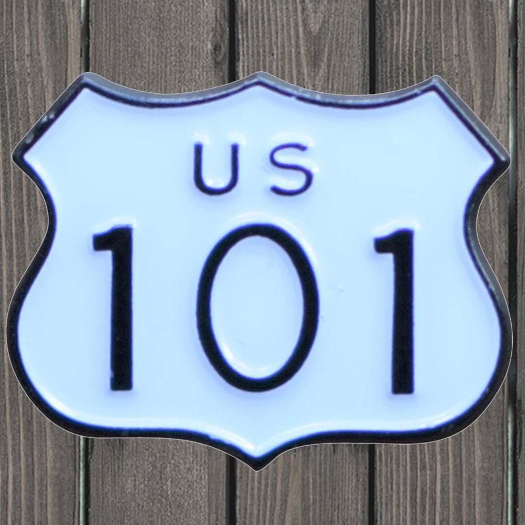 US Highway 101 Metal Pin, Oregon Washington California Travel Souvenir ...