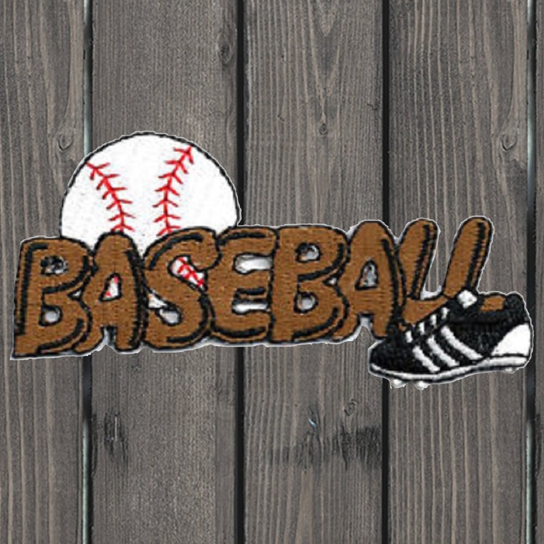 Baseball Sports Embroidered Patch — Iron On - Etsy