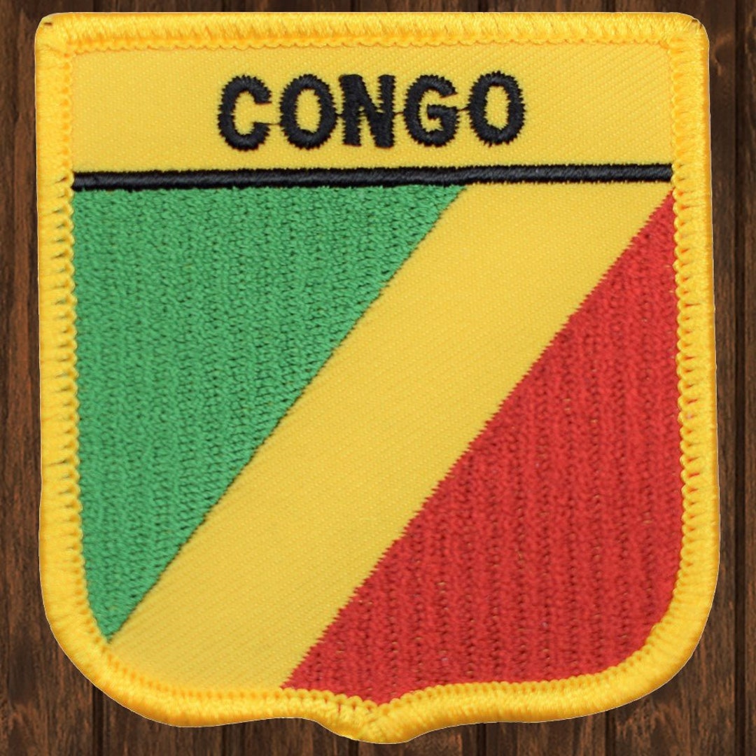 Congo Embroidery Patch, Congo-brazzaville Rotc Central Africa Badge ...