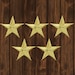 Gold Star Embroidered Patch, 1.5" — 5-pack — Iron On - Etsy