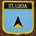 St. Lucia Embroidered Patch — Iron On - Etsy