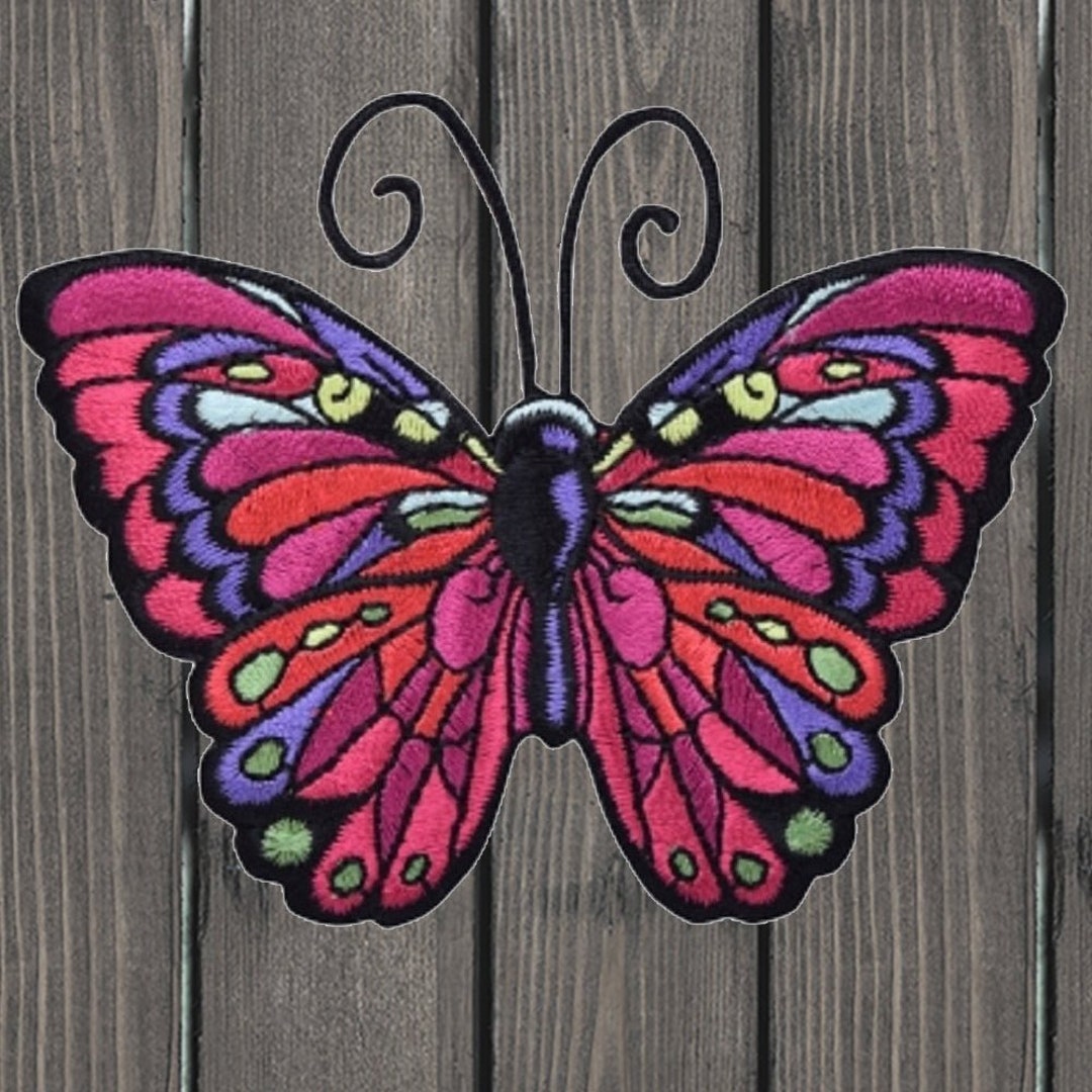 Butterfly Embroidered Patch Iron On - Etsy