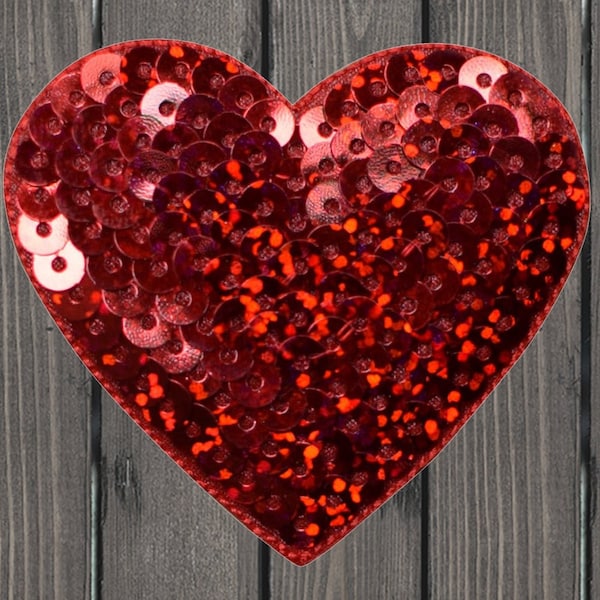 Sequin Heart - Etsy