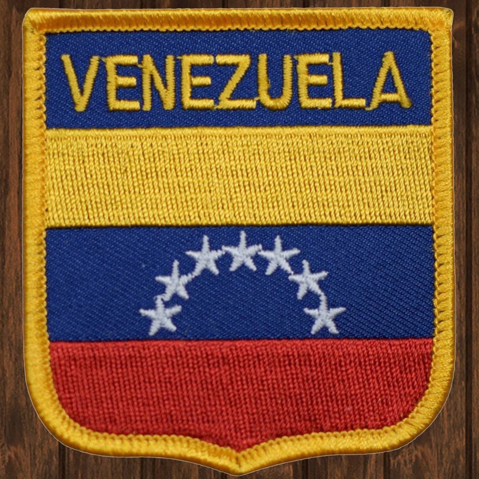 Venezuela Iron on Patch, Caribbean Caracas South America Embroidered ...