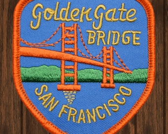 San Francisco Patch California, Red/white Script Badge 4-5/8 iron On - Etsy