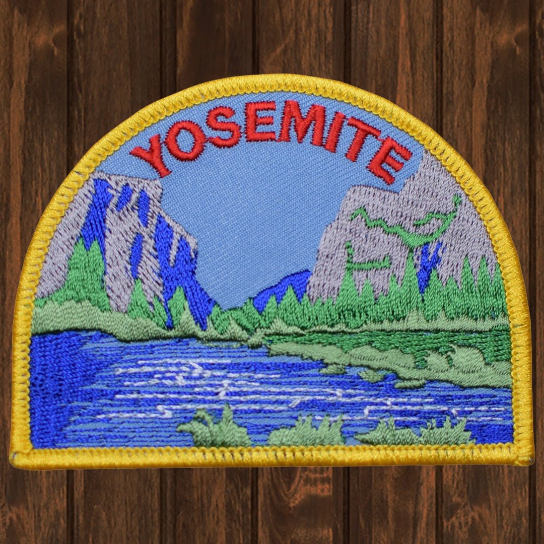 Yosemite National Park Embroidered Patch, 3.5" Iron on Badge, El ...