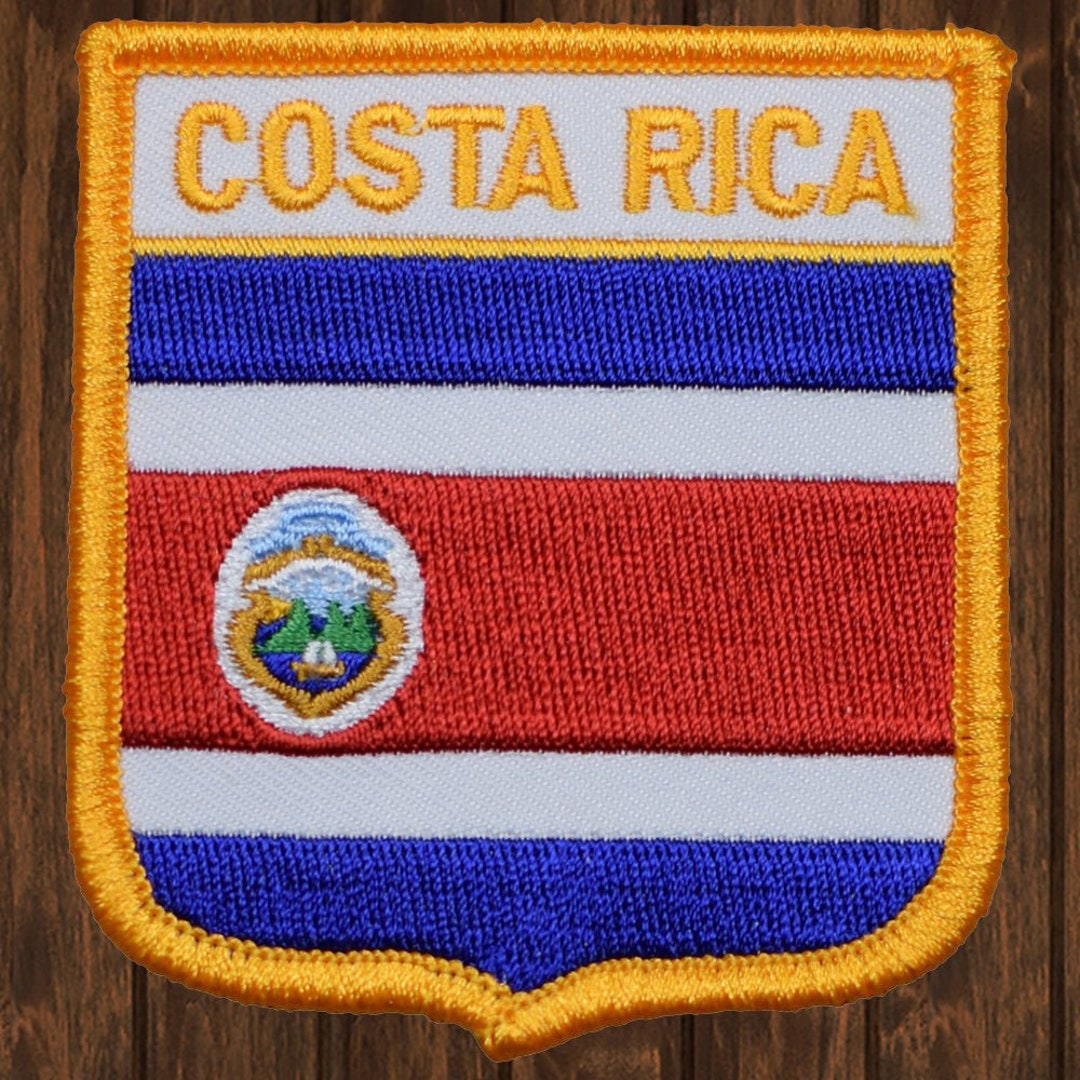 Costa Rica Embroidered Patch — Iron On - Etsy