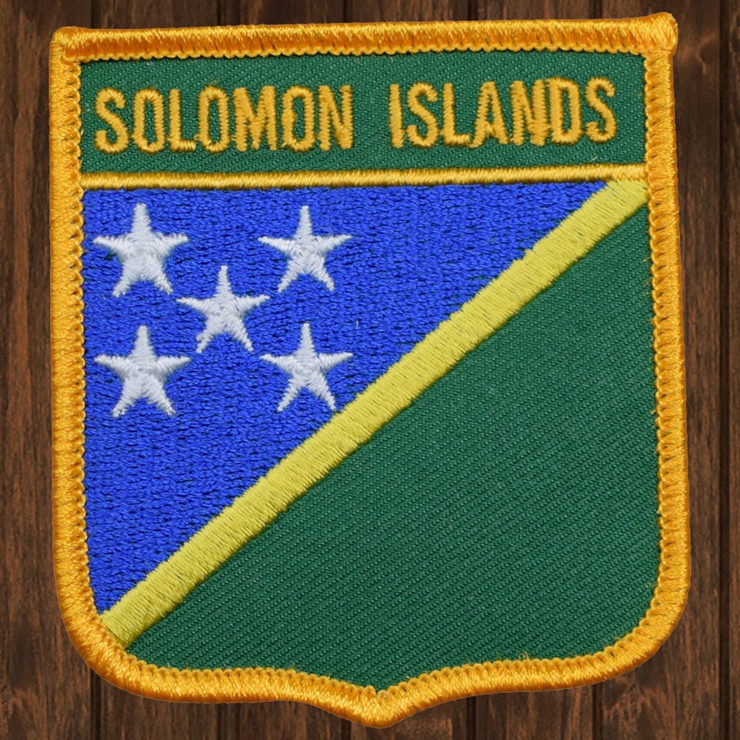 Solomon Islands Embroidered Patch — Iron On - Etsy