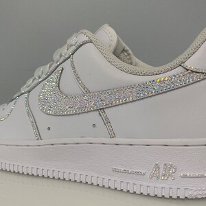 Custom Air Force 1 With Iridescent Rhinestones - Etsy