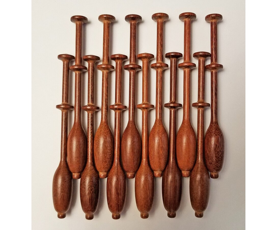 Mechlin Bobbin, Sold by the Dozen or 10 - Palisander Wood (madagascar ...