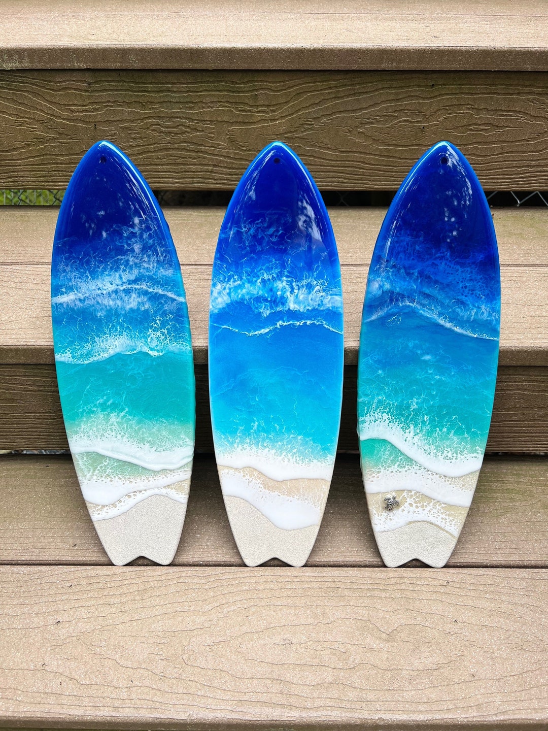 Ocean Art Surfboard Art Resin Art Ocean Resin Epoxy Resin Resin Waves ...