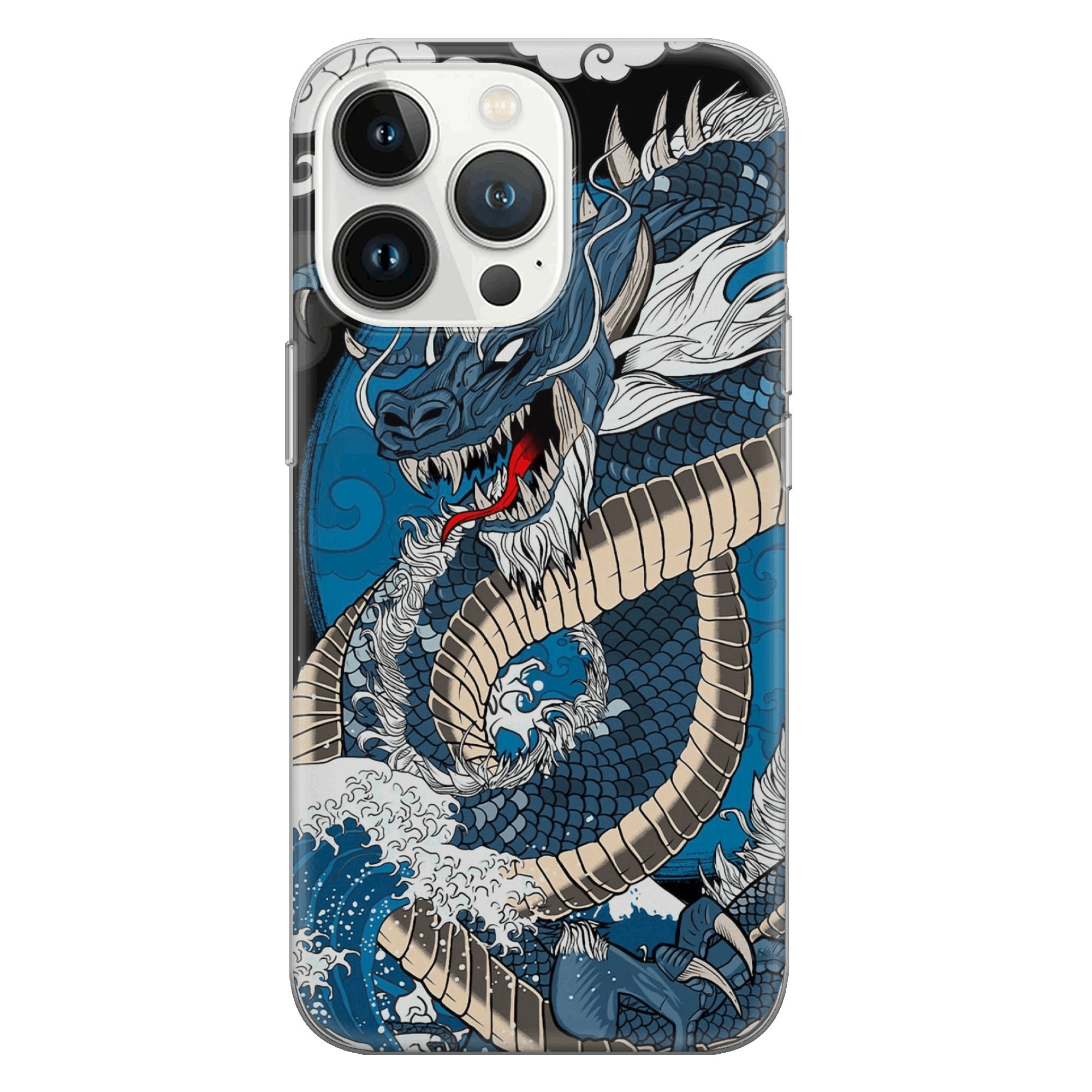 Japanese Phone Case Sakura Blood Moon Cover Fit for iPhone 17 16 15 14 ...