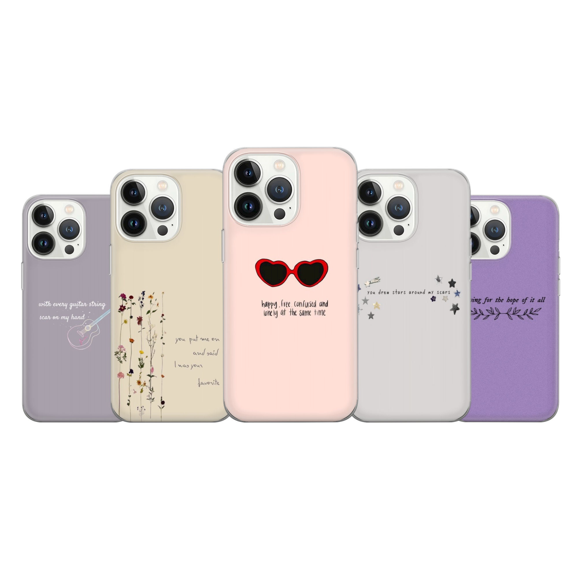 Aesthetic Taylor Phone Case Swift Song Lyrics Cover Fit For Iphone 16