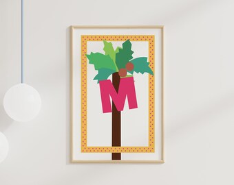 Letter J Chicka Chicka Boom Boom Inspired Poster // DIGITAL DOWNLOAD ...