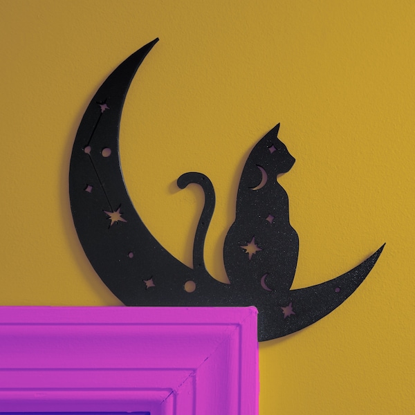 Black Cat Moon - Etsy