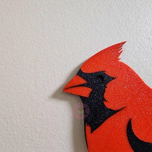 Cardinal Door Corner Topper, Red Cardinal Wall Art, Cardinal Decoration ...