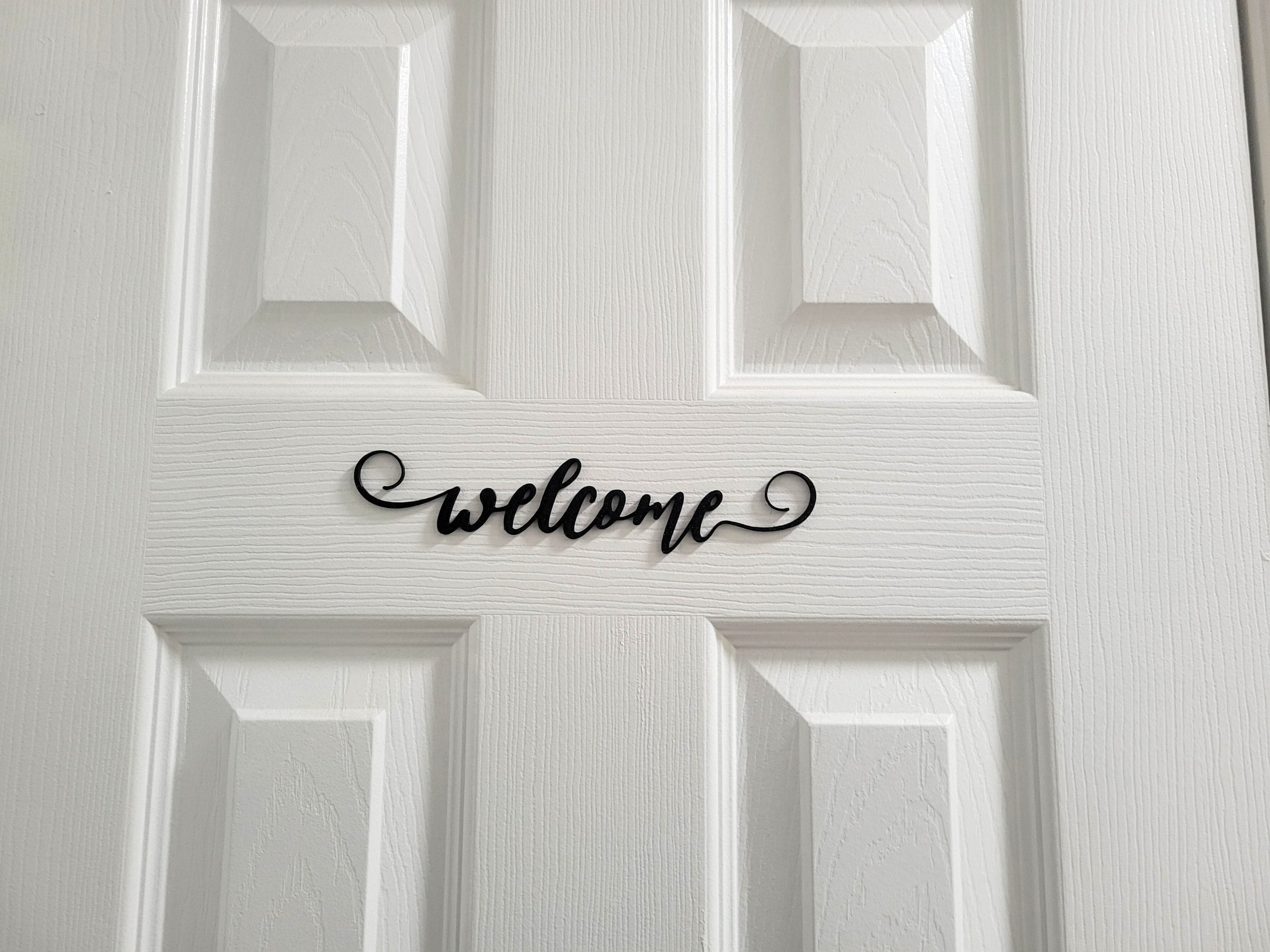 Airbnb Welcome Sign, Airbnb Signage, Black Minimalist Welcome Sign ...