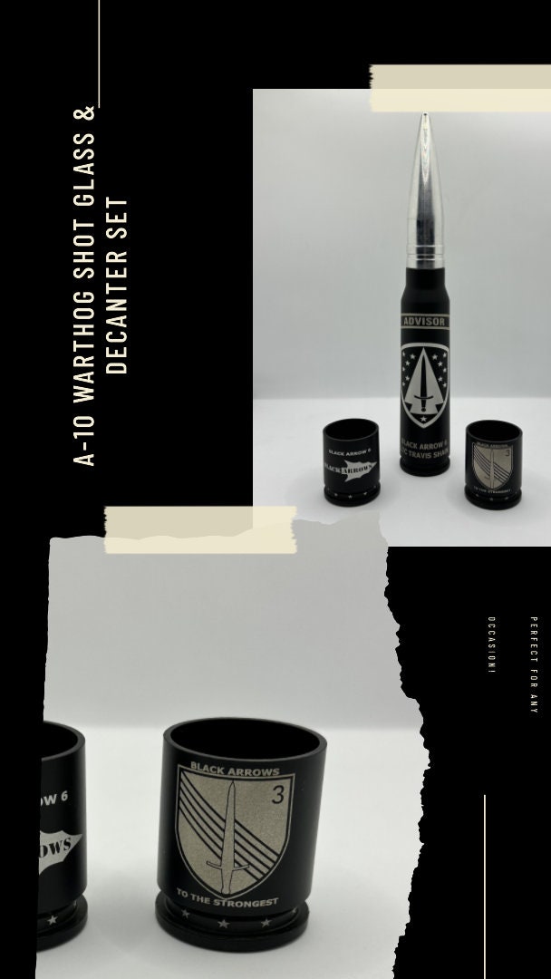 A-10 Warthog 30mm GAU-8 Avenger Authentic Casing / Shell. Shot Glass ...