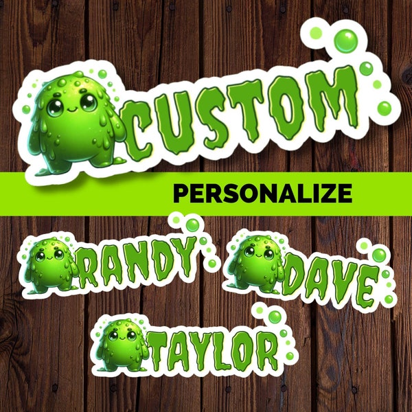 Slime Stickers - Etsy