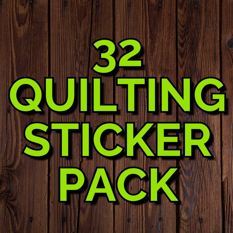 Quilting Stickers - Etsy