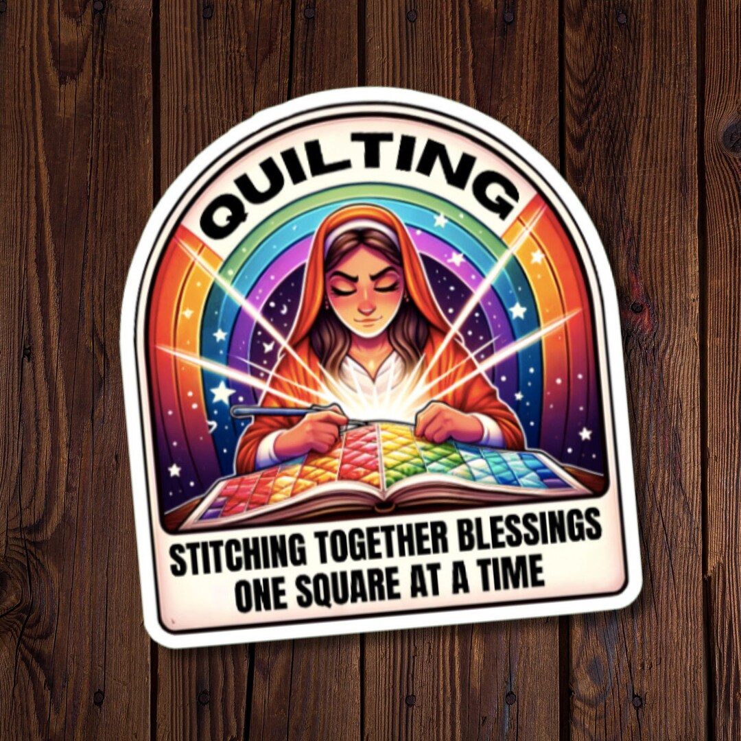 Quilting: Stitching Together Blessings One Square at a Time Vinyl Water ...
