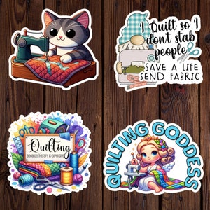 Quilters Dream Sticker Pack, 32 Different Quilting Stickers Including ...