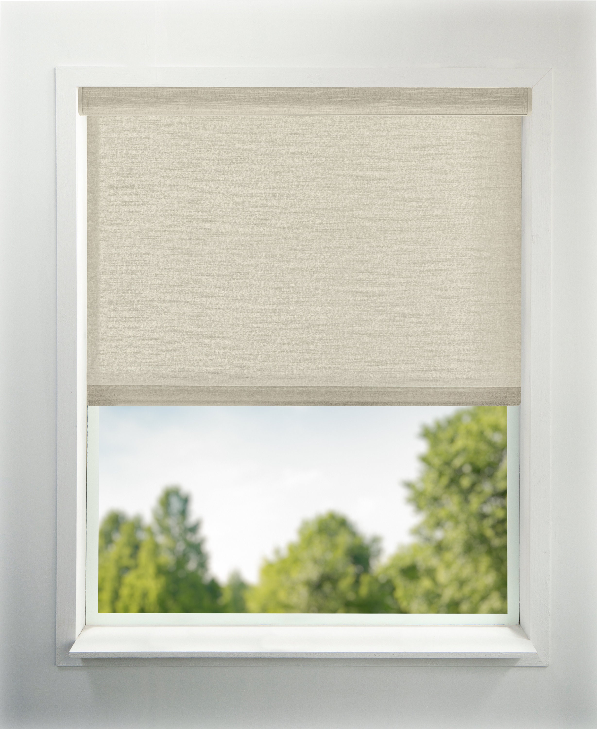 Beige Room Darkening Window Shades USA MADE Custom Roller Shades Window ...