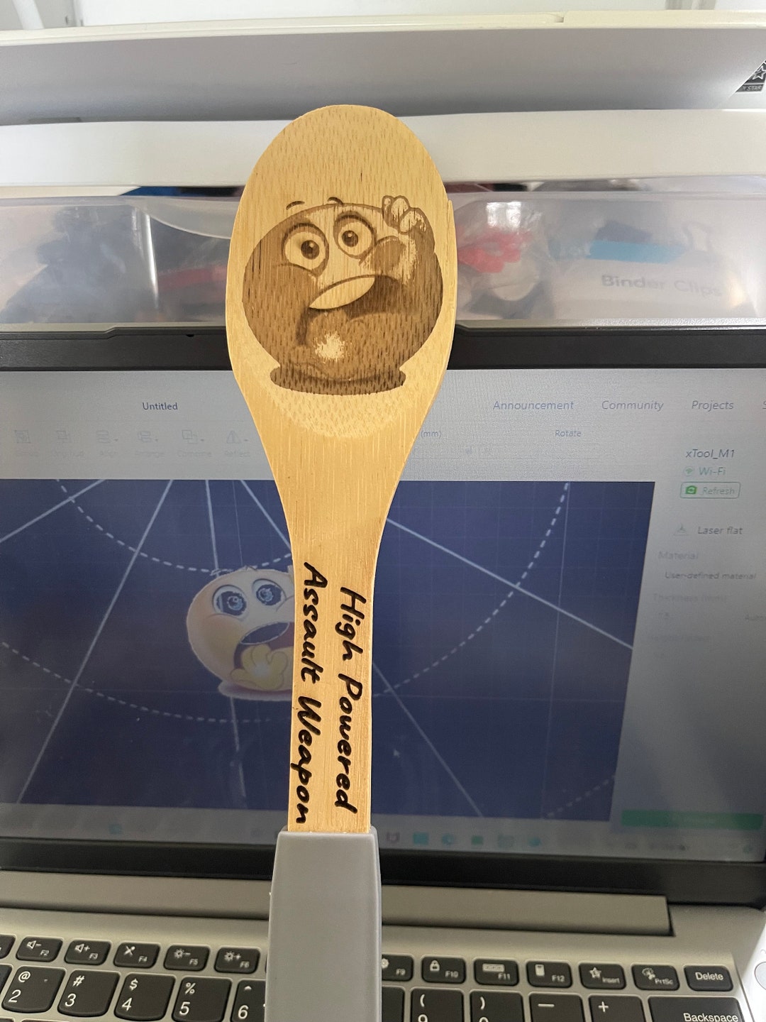 High Powered Assault Weapon Mixing Spoon - Etsy