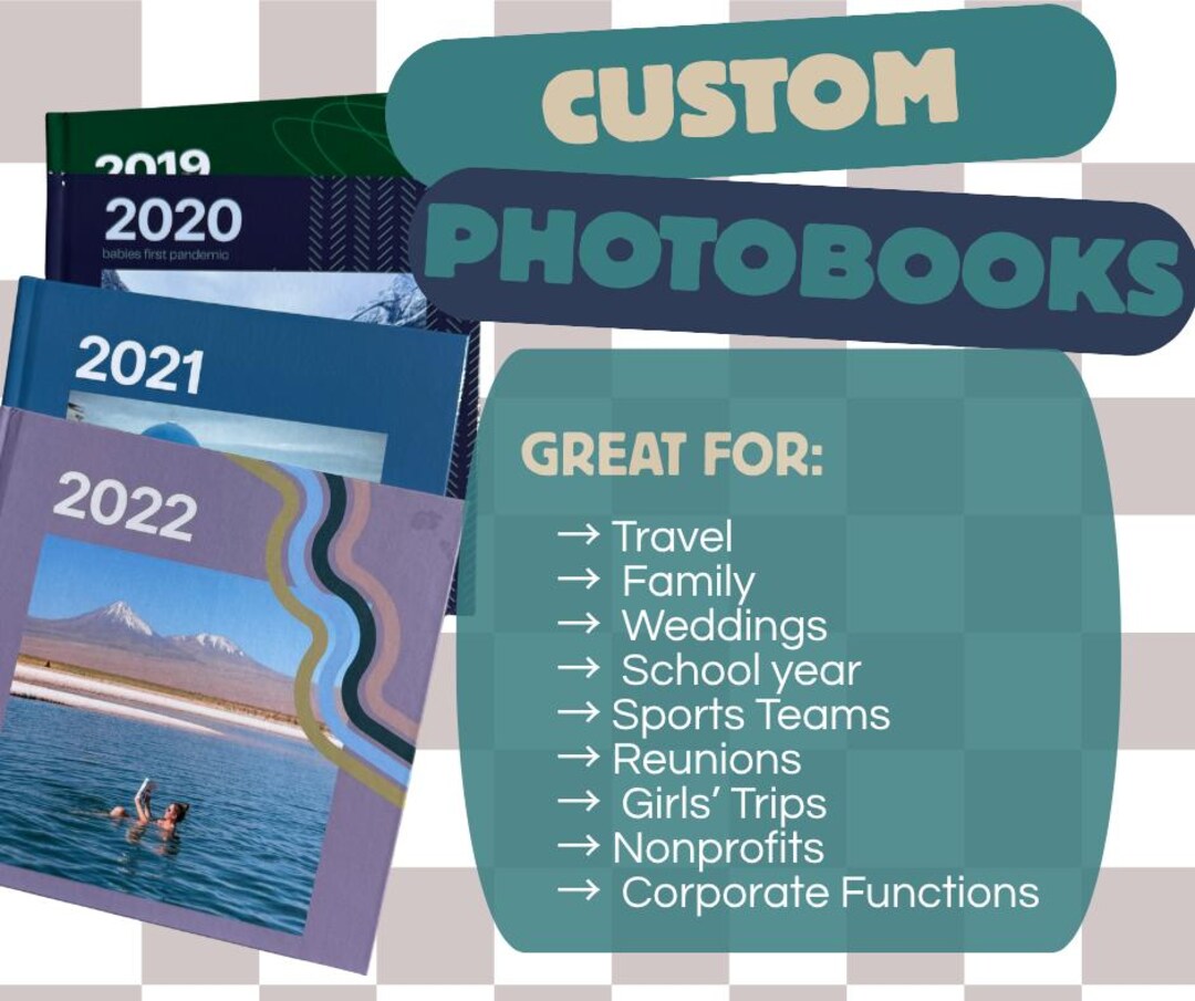Custom Yearbook / Photo Book Design Service - Etsy