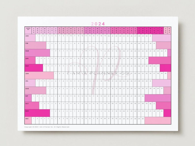 2024 365 Day Yearly Barbie Planner PRINTABLE - Etsy
