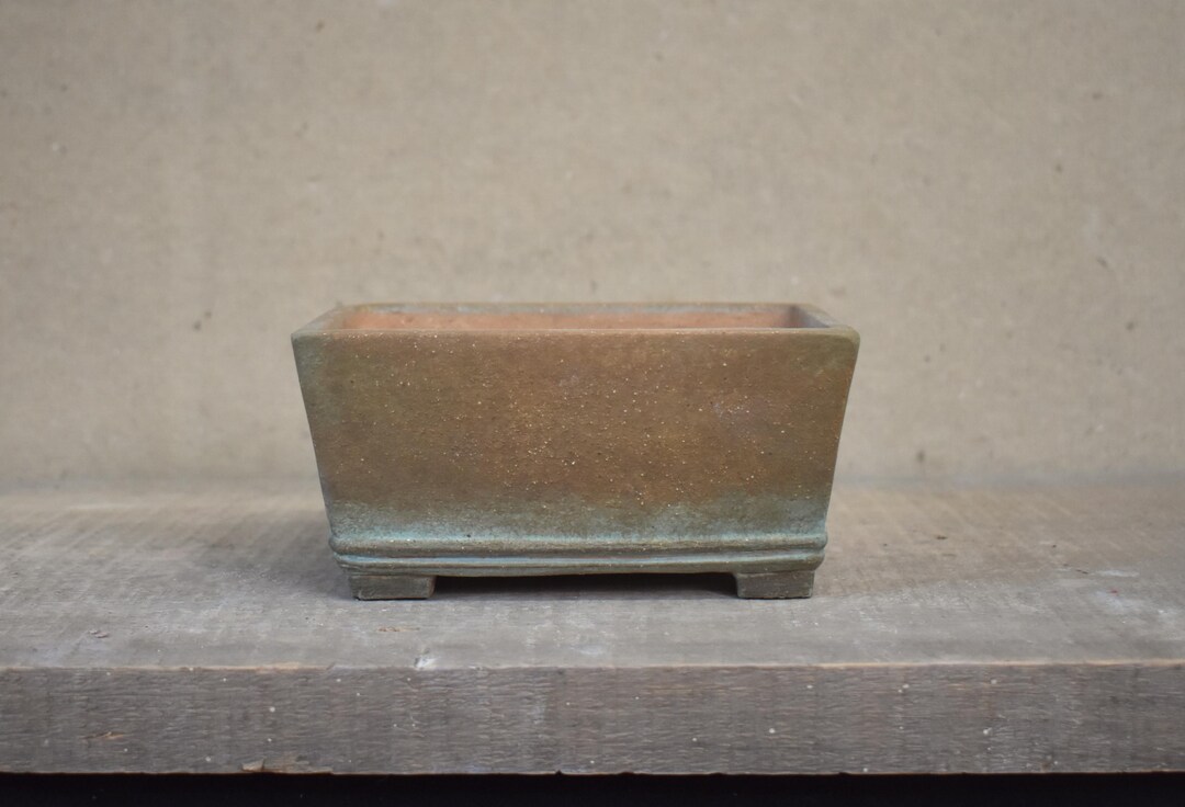 Bonsai Pot 6 Inches Rectangular Unglazed Conifer Deep Deciduous ...