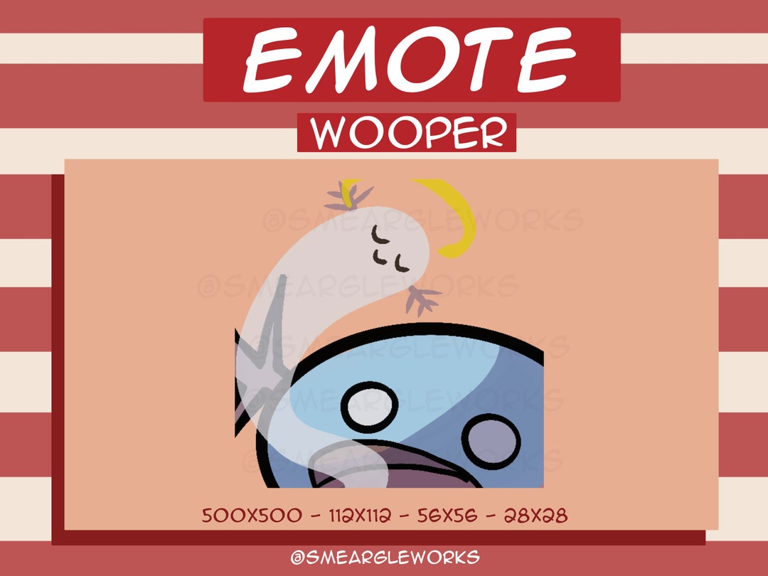 Dead Wooper Emote Pokemon Emote for Twitch, Discord and Youtube Gaming ...