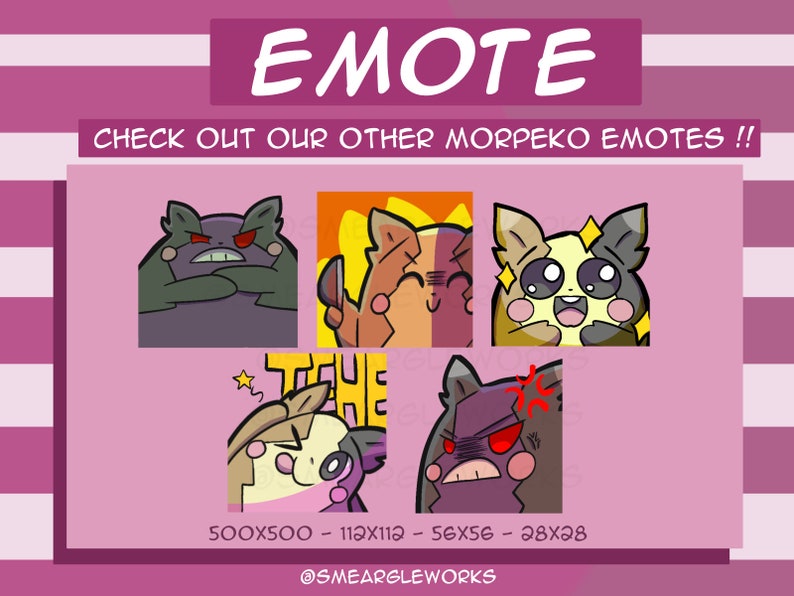 Angry Morpeko Emote Pokemon Emote for Twitch, Discord and Youtube ...