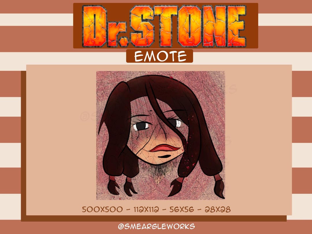 Tsukasa Shishio Emote Dr. Stone Emote for Twitch, Discord and Youtube ...