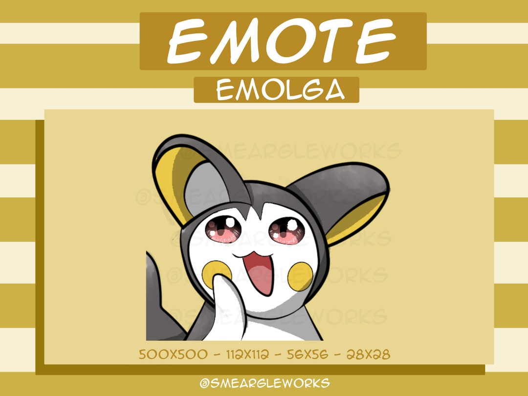 Cute Ohh / EHE / Got You Emolga Emote Pokemon Emote for - Etsy