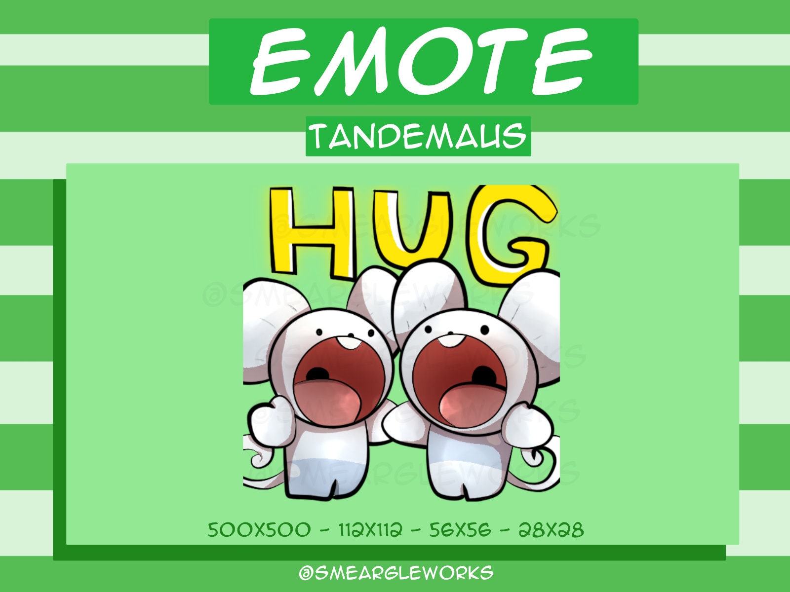 Tandemaus Emote Pokemon Emote for Twitch, Discord and Youtube Gaming ...