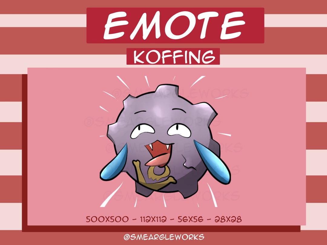 Laughing Koffing Emote | Pokemon Emote for Twitch, Discord and Youtube ...