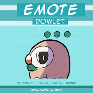 Side Eye Rowlet Emote | Pokemon Emote for Twitch, Discord and Youtube ...