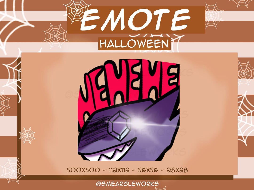 Evil Sableye Halloween Emote: Twitch, Discord, Youtube (digital ...