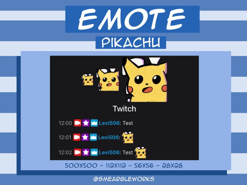 Surprised Pikachu Emote: Gaming and Streaming (digital Download) - Etsy
