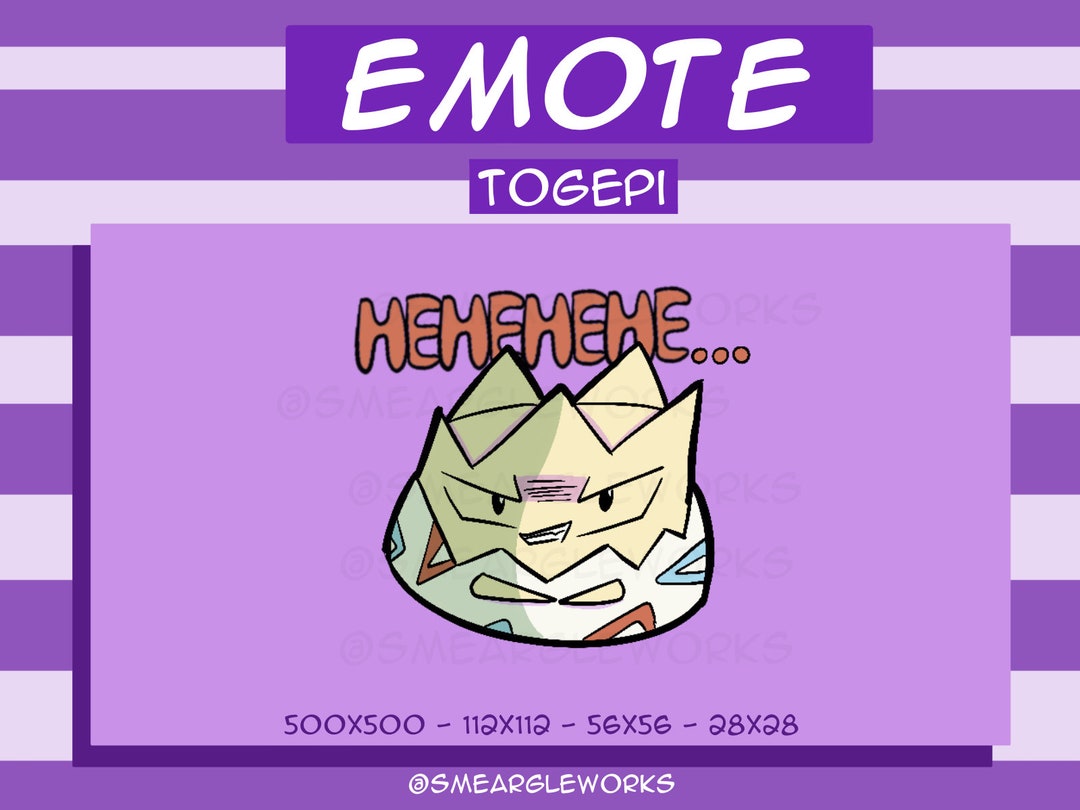 Evil Laugh Togepi Emote | Pokemon Emote for Twitch, Discord and Youtube ...