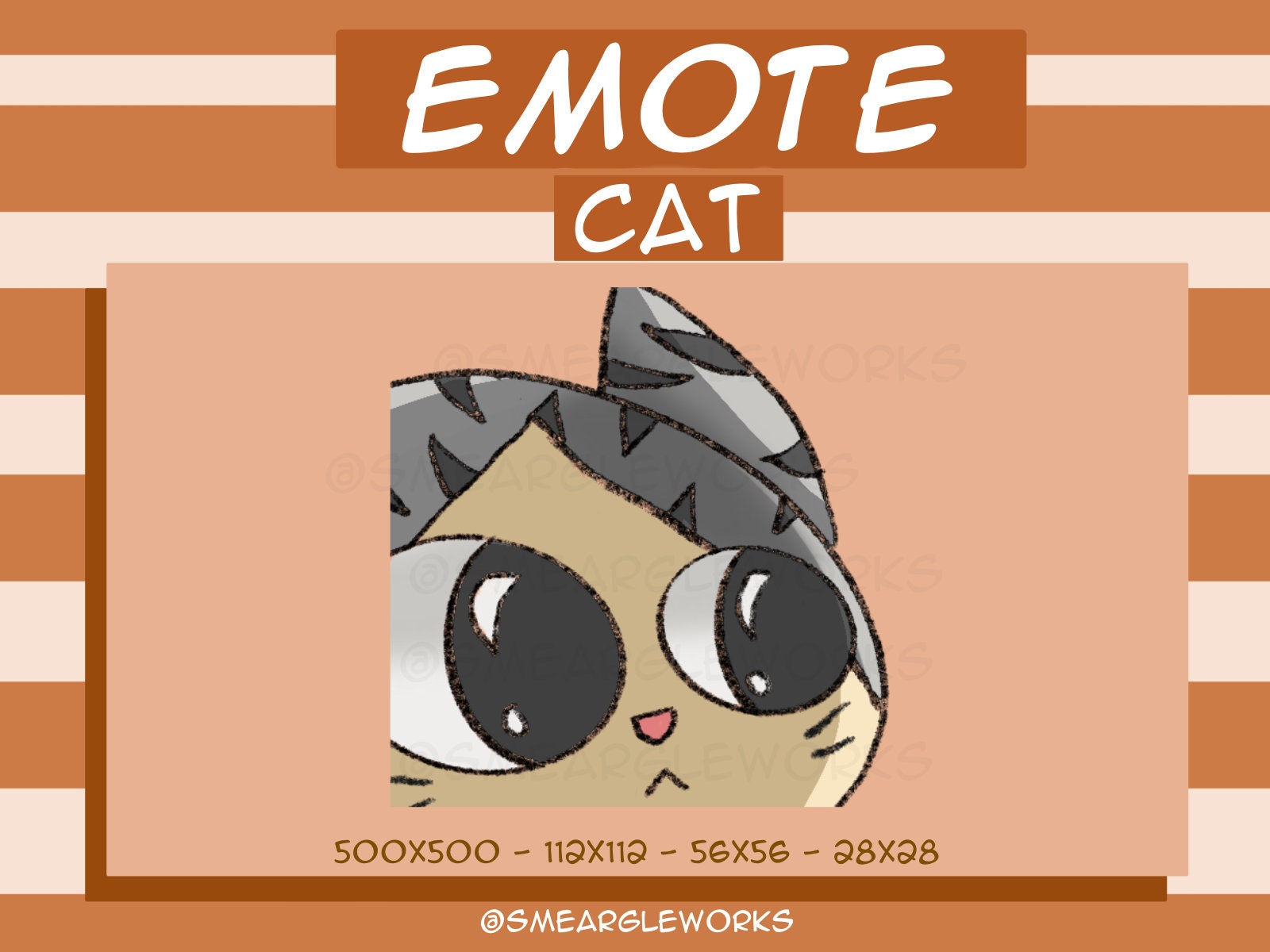 Cute Hm Cat Emote | Emote for Twitch, Discord and Youtube | Gaming and ...