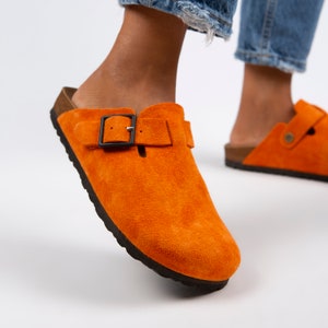 Halloween Gift for Women, Halloween Leather Clogs Sandals for Women ...